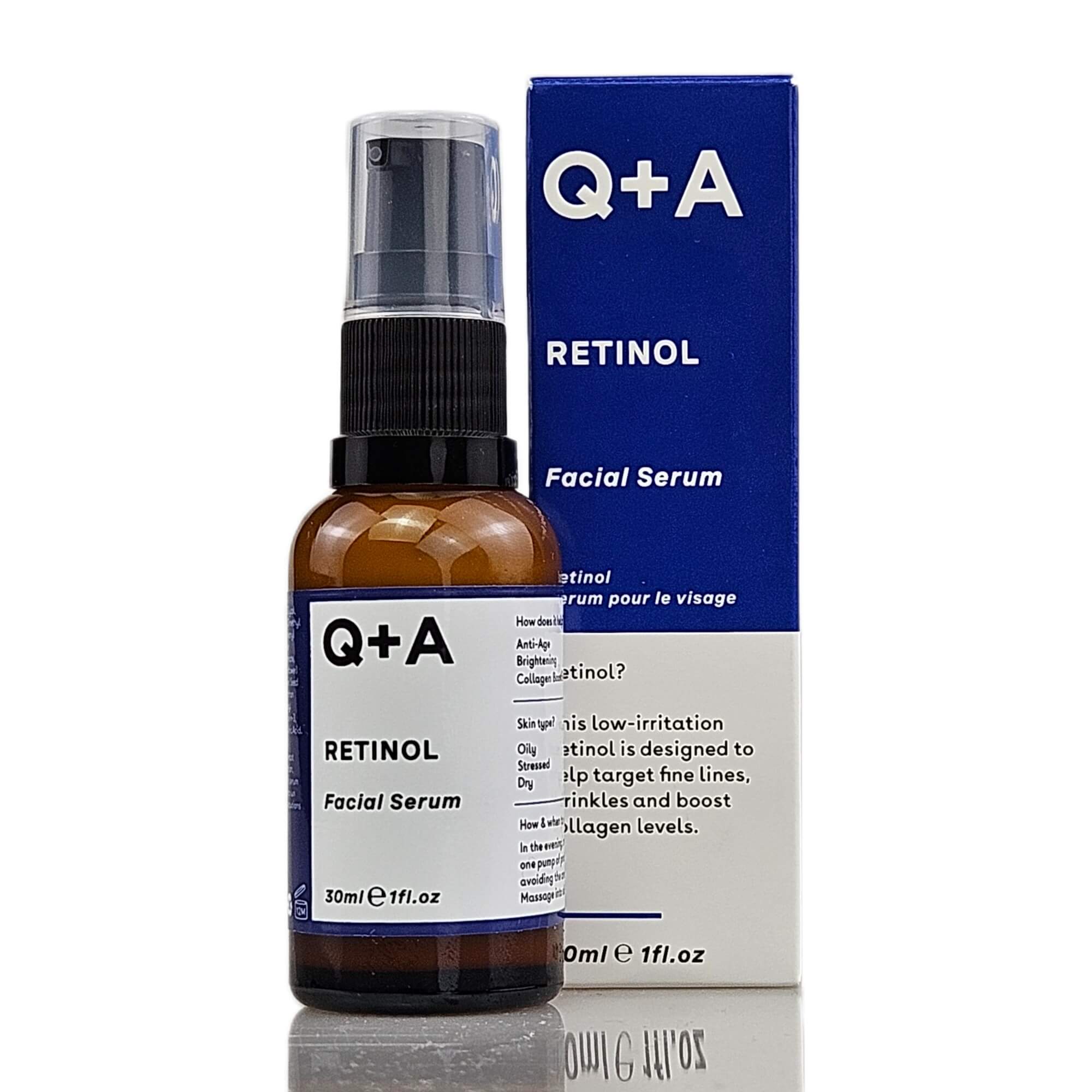 Q + A Skincare Retinol Facial Serum – The Personal Barber