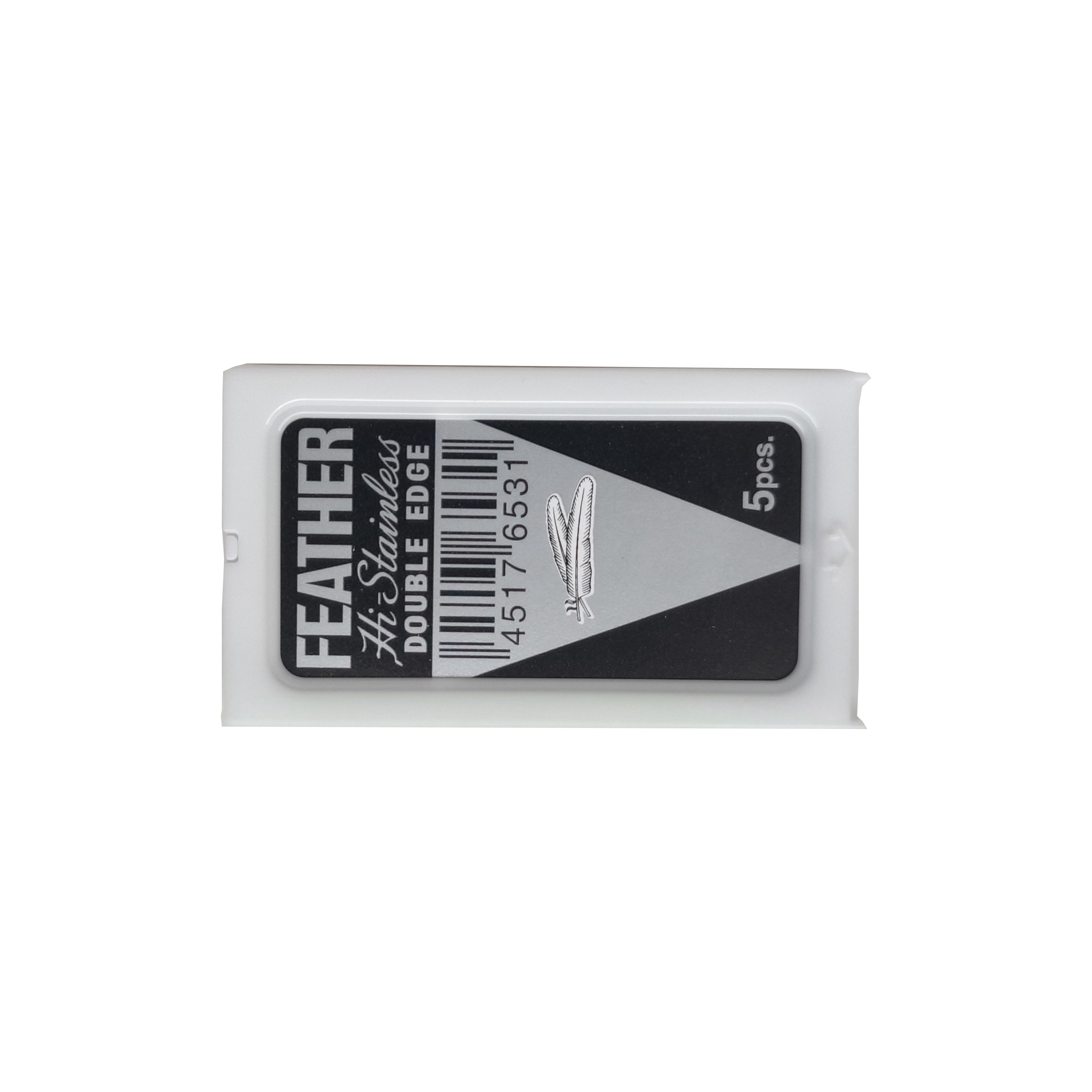 Feather Hi-Stainless DE Blades – The Personal Barber