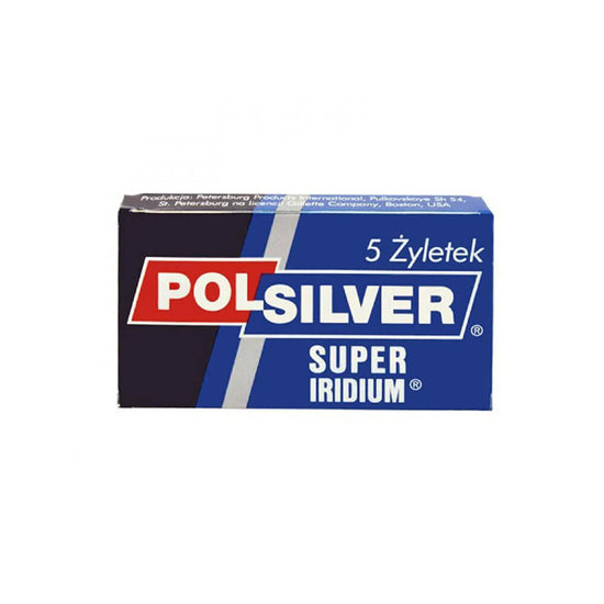Polsilver Super Iridium DE Blades – The Personal Barber